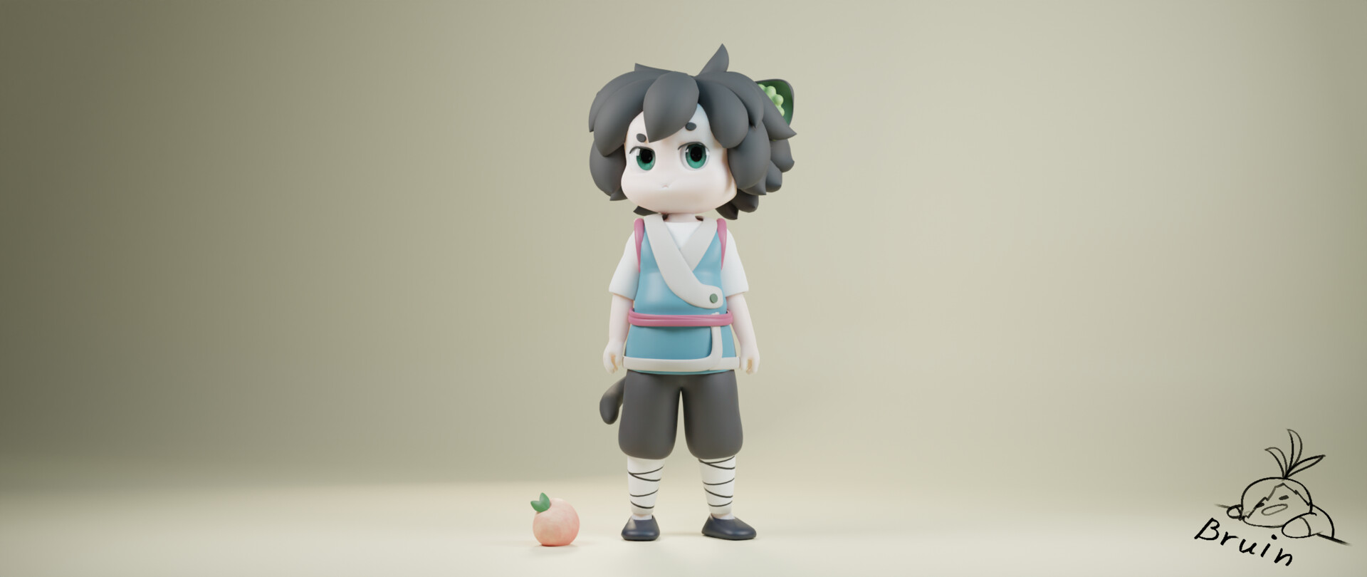 ArtStation - lil boy, xiao