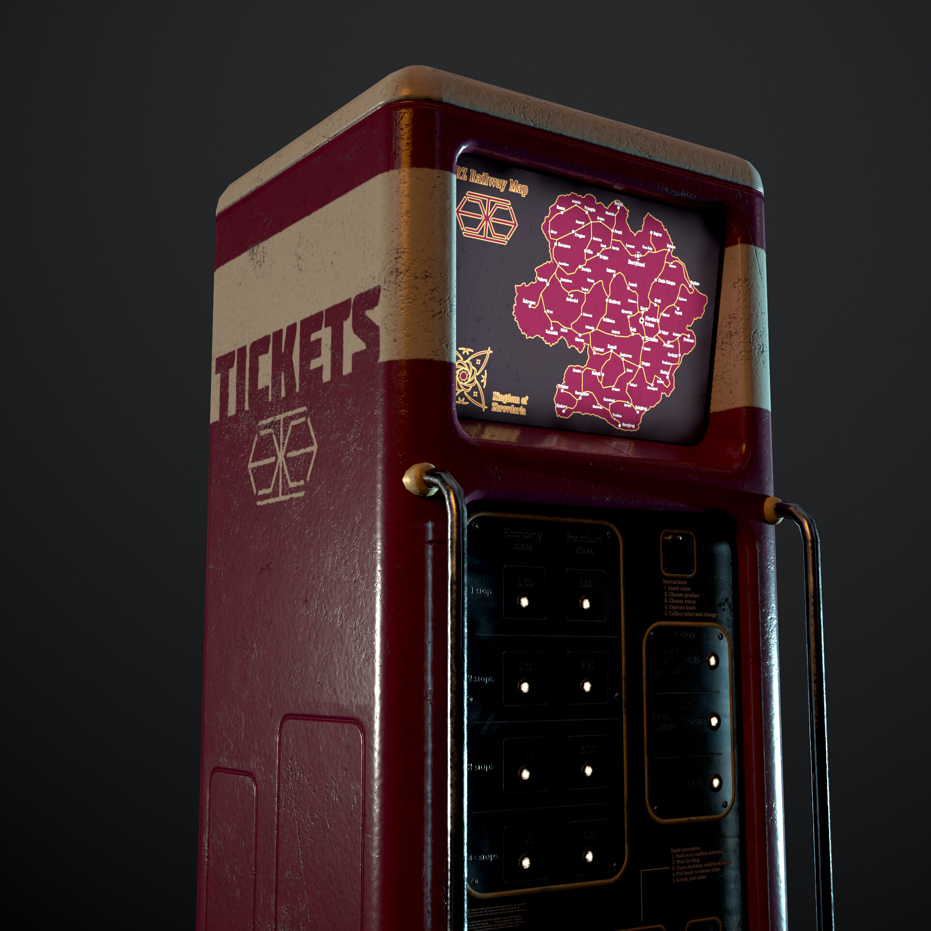 ArtStation - Ticket machine