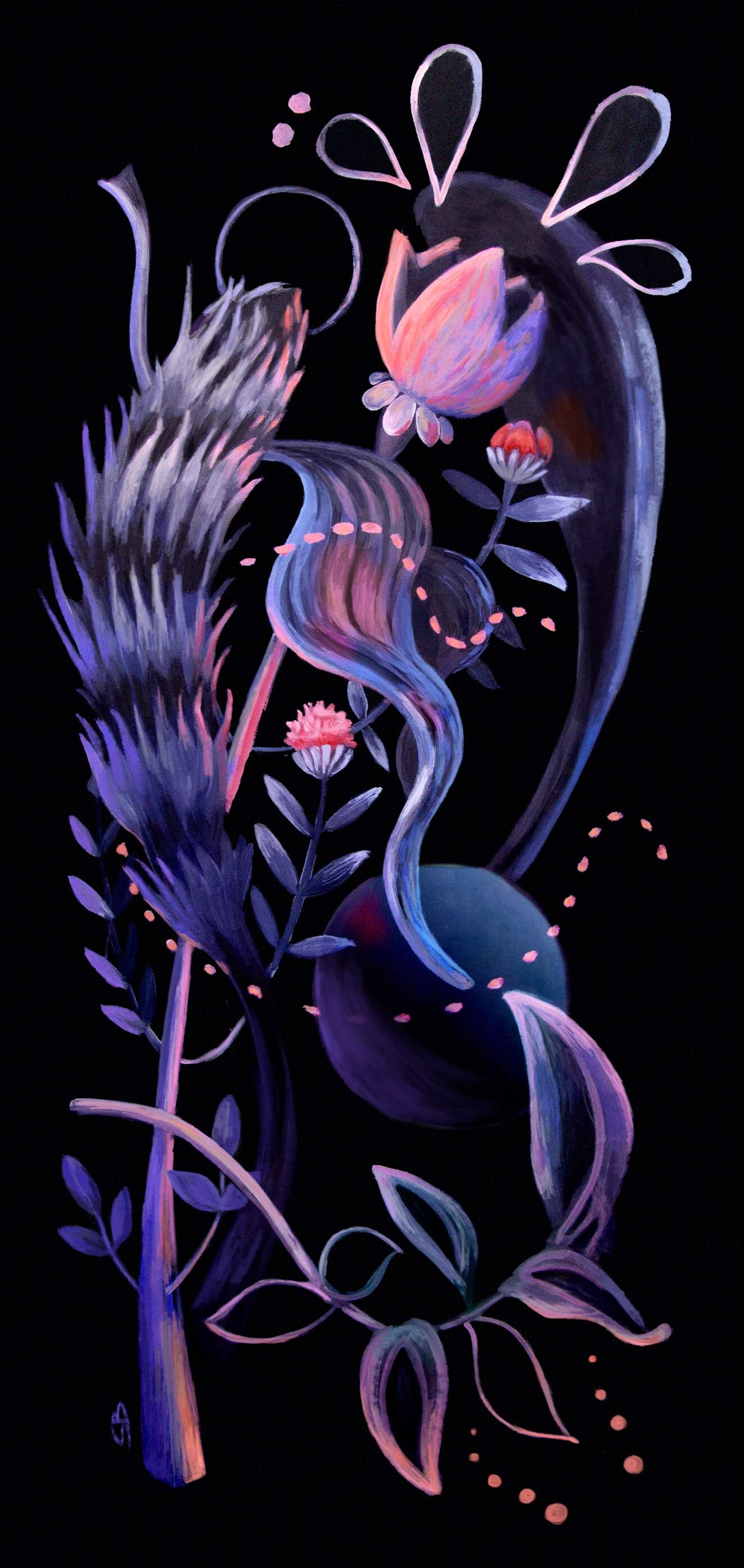 ArtStation - Night Flowers