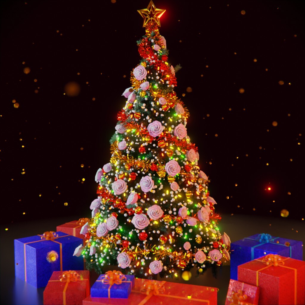 ArtStation - Procedural Christmas Tree