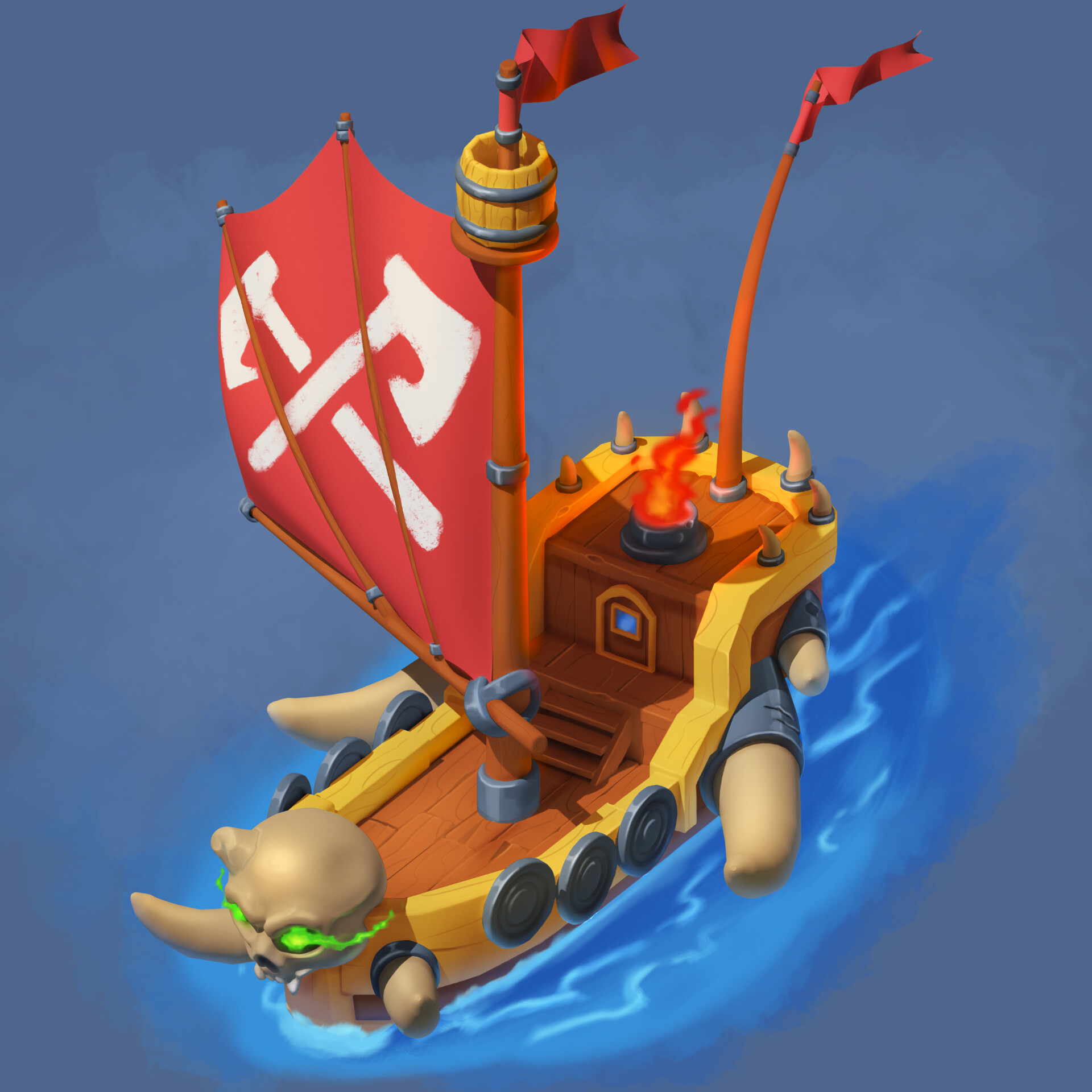 ArtStation - Orc ship