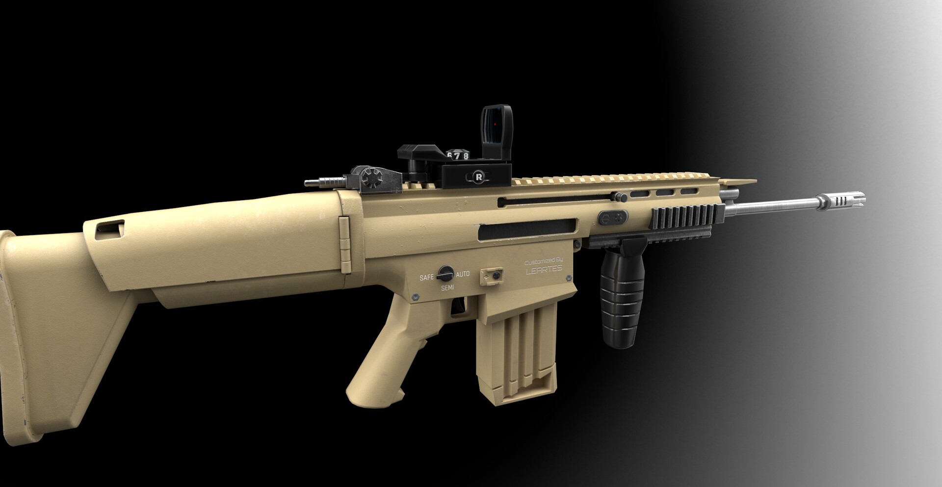 ArtStation - FN Scar-H / Leartes MOD1