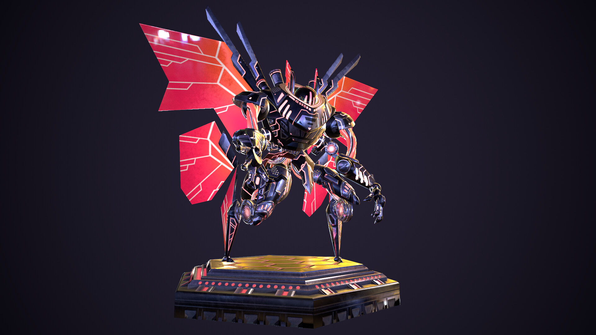 ArtStation - Moth Mech Ascalapha
