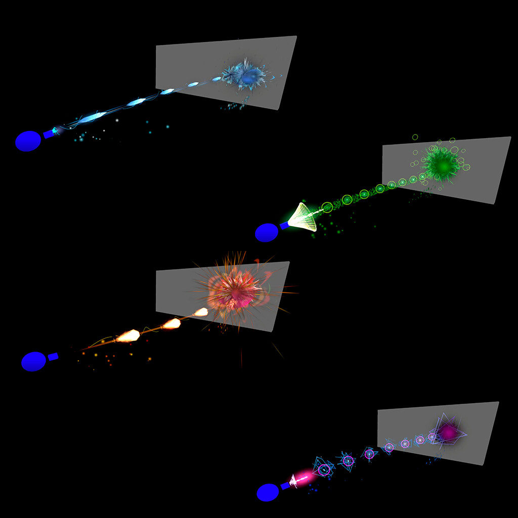 ArtStation - Shooter of various types of projectiles-Made with Unity ...