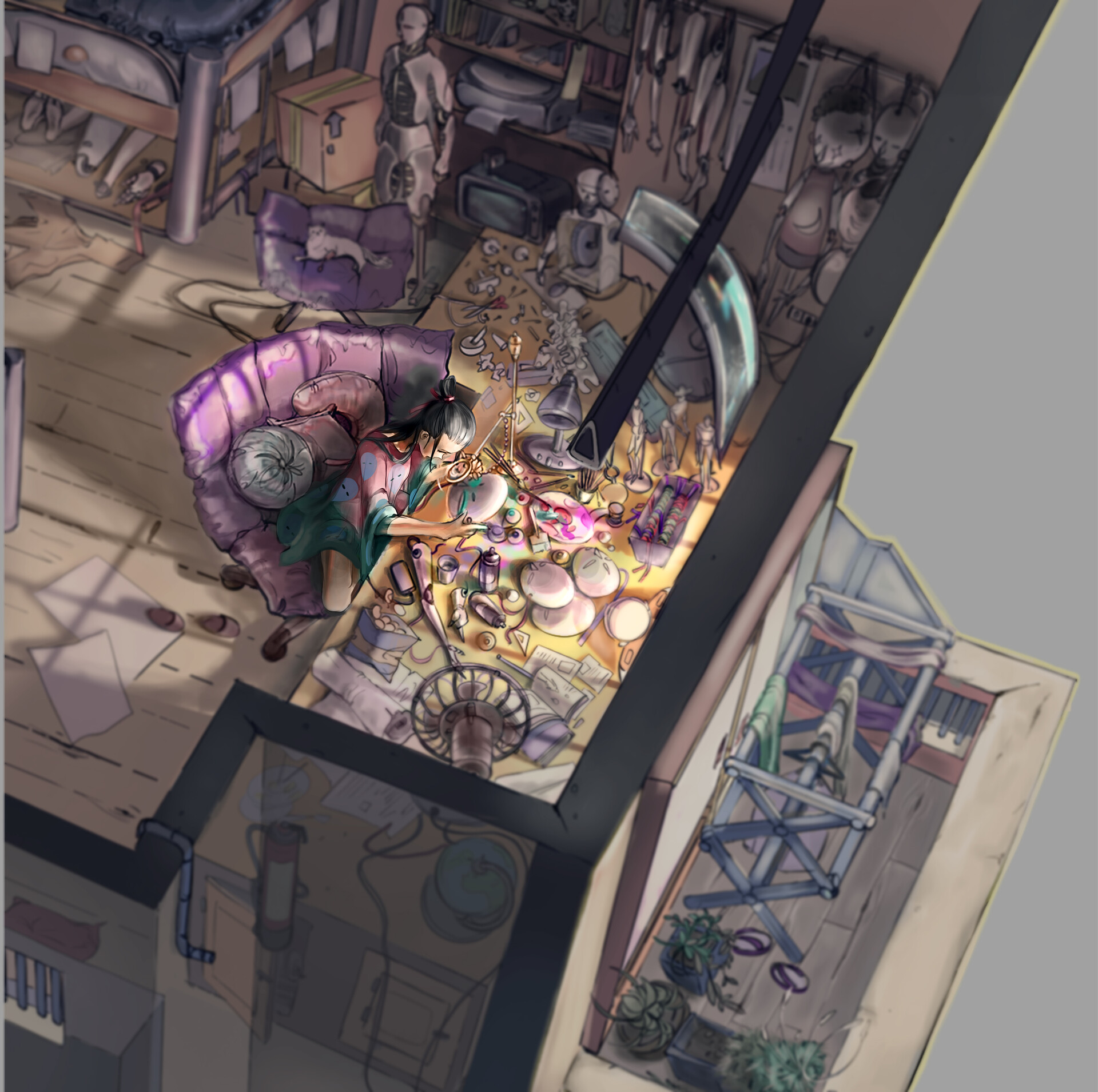 ArtStation - Set design-Mechanical Doll Maker