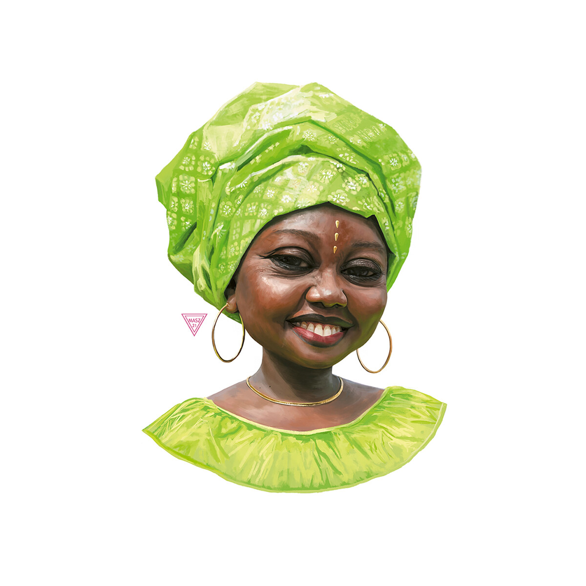 ArtStation - Afro-Costa Rican Beauty Portrait