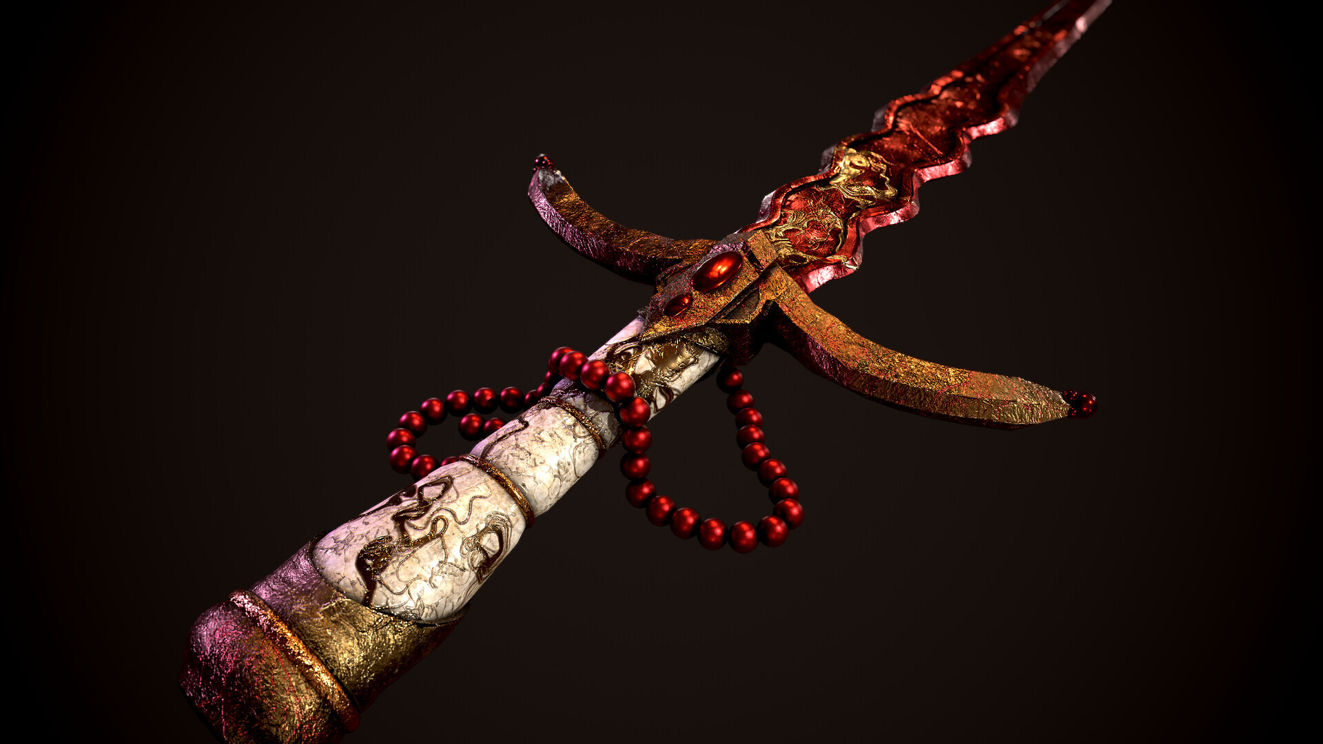 ArtStation - Ruby dagger concept