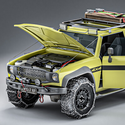 ArtStation - Customizable Suv 4x4 Offroad Vehicle