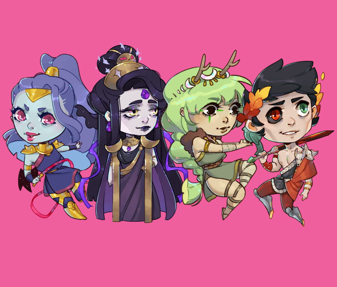 ArtStation - Hades Chibi Characters