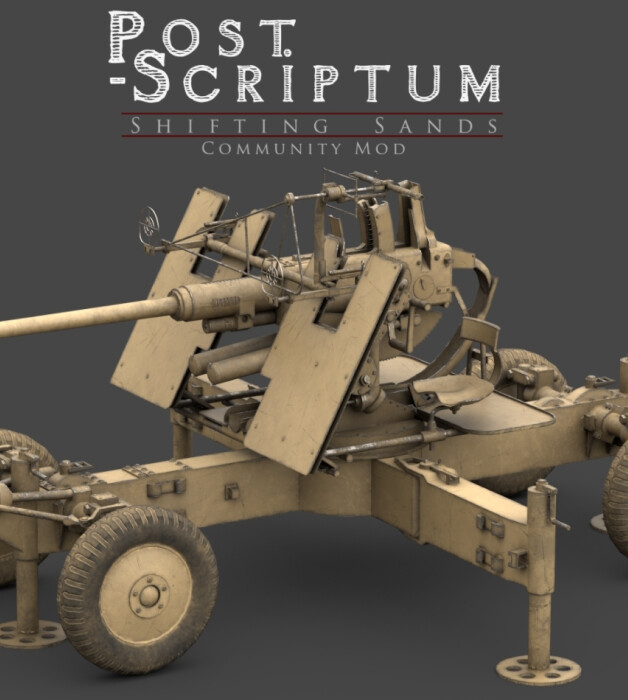 ArtStation - Bofors QF 40 mm Mark I