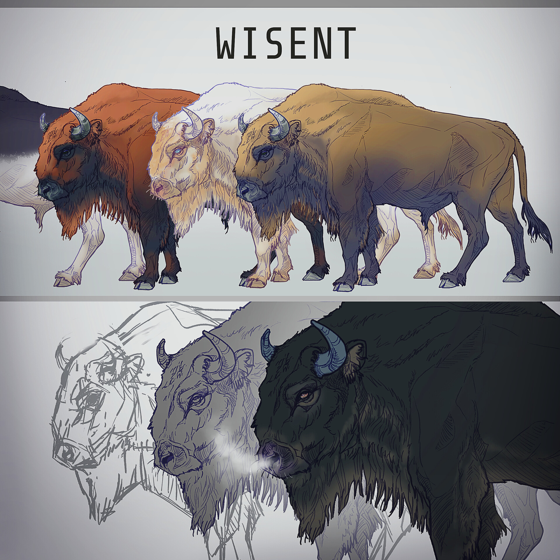 ArtStation - Wisent - Hobby project