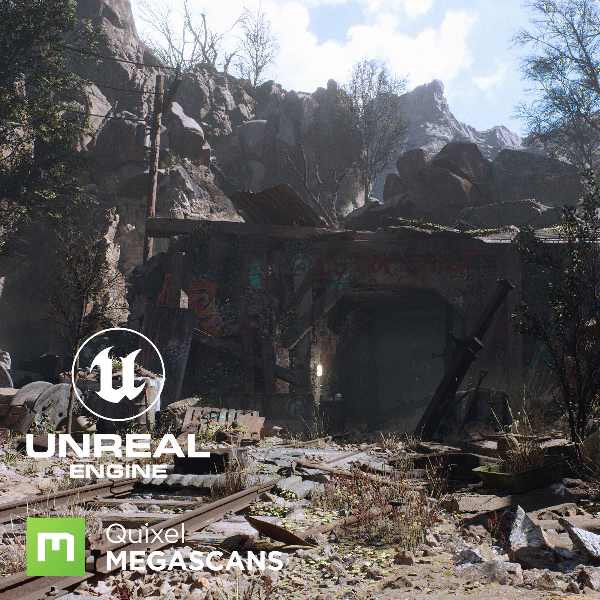 ArtStation - Unreal Engine 5 - Abandoned mine