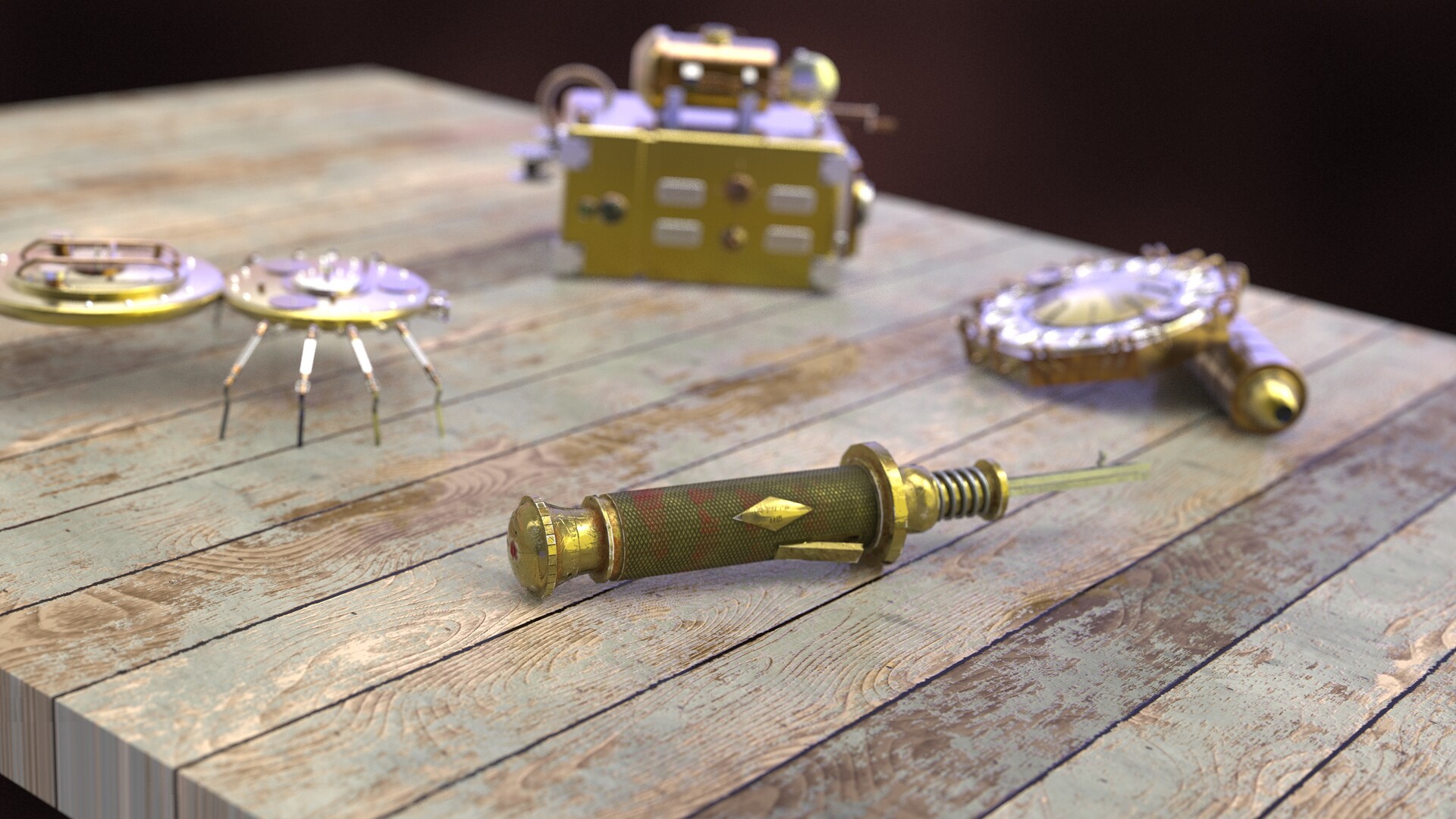 ArtStation - Steampunk injector