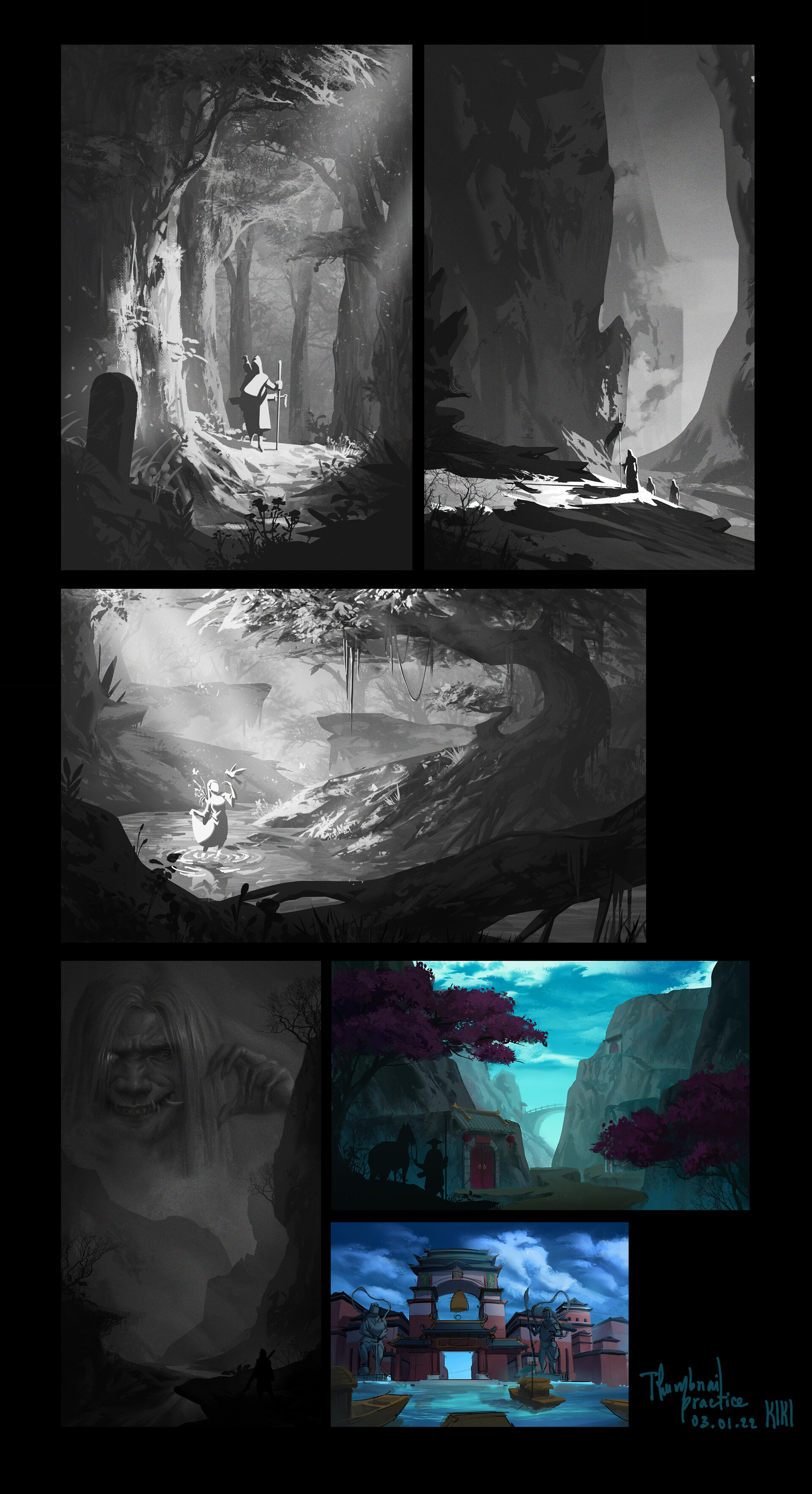 ArtStation - Thumbnail practice