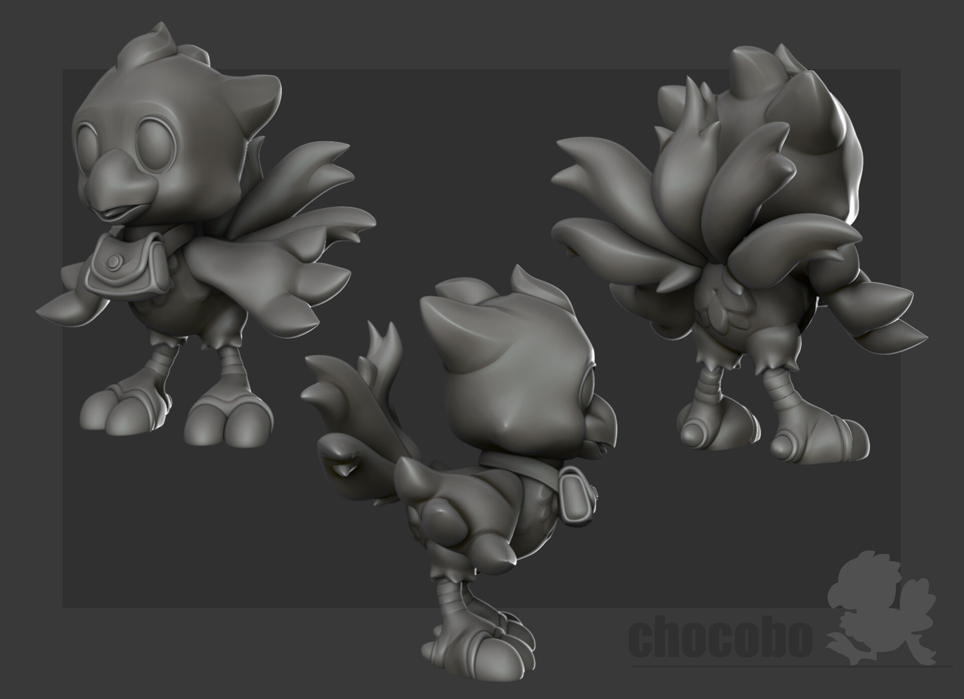 ArtStation - Chocobo Fan Art