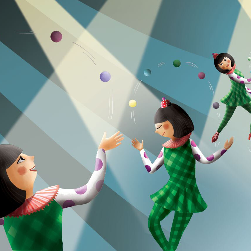 ArtStation - Illustrations for "The enchanted circus"