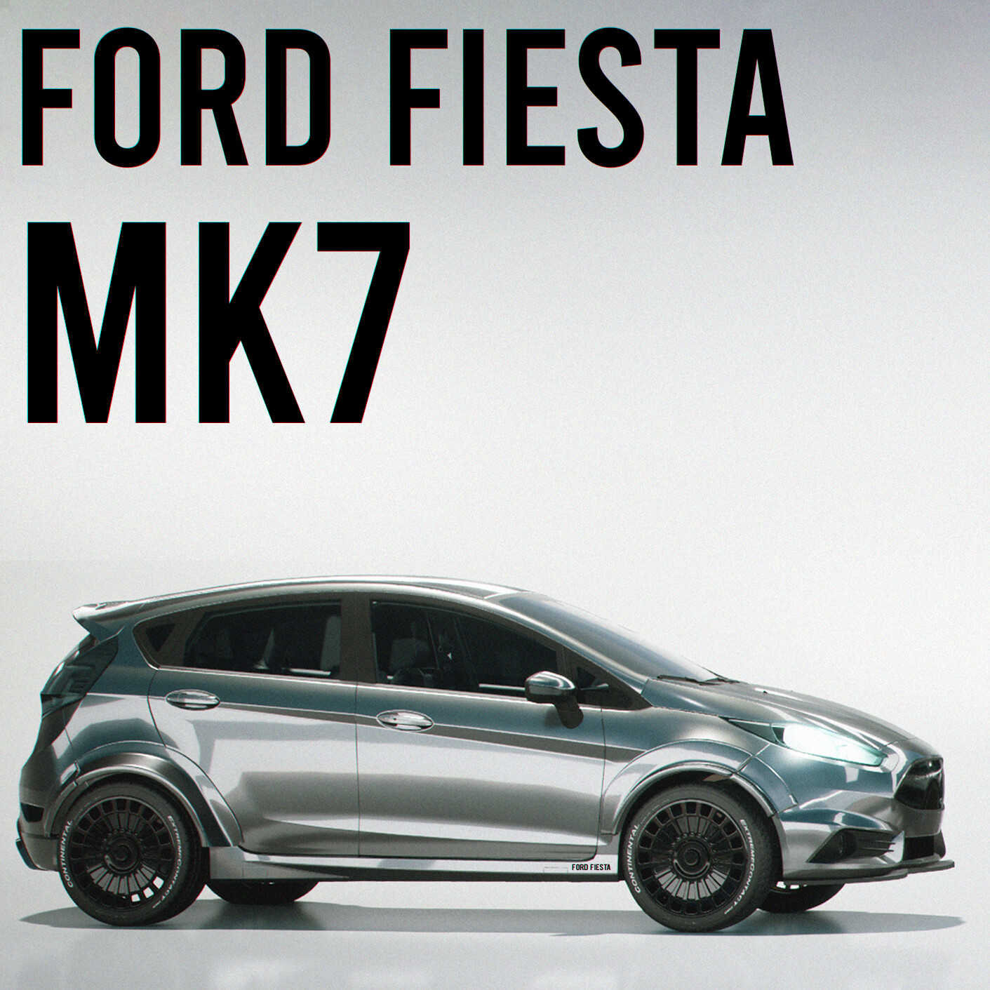 ArtStation - Ford Fiesta MK7