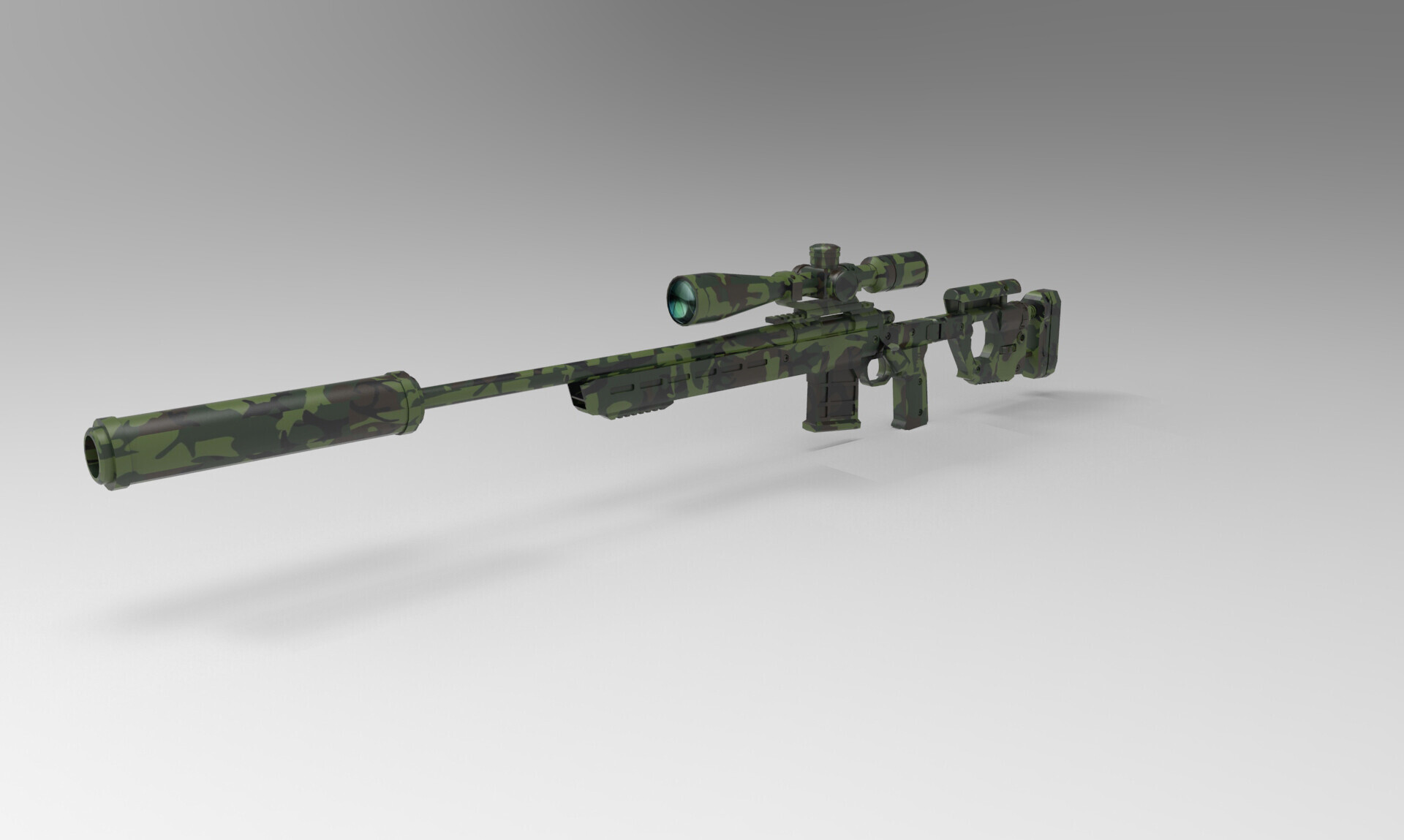 ArtStation - Sniper Gun