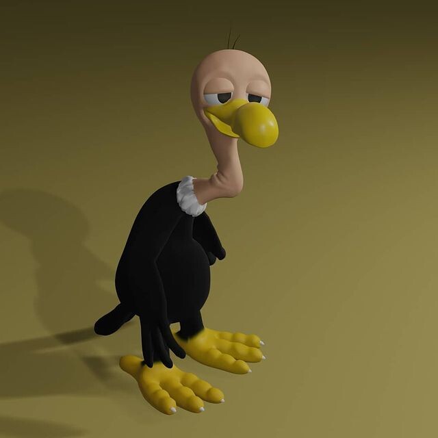 ArtStation - looney tunes buzzard disney