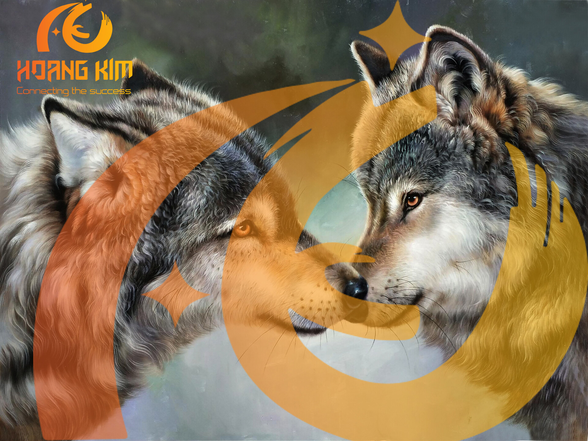 ArtStation - gray wolf couple