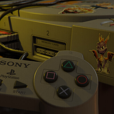ArtStation - Sony Playstation One (PS1) - Fan Art