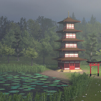 ArtStation - Pagoda