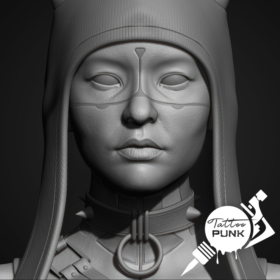 ArtStation - Tattoo Punk - Female Character