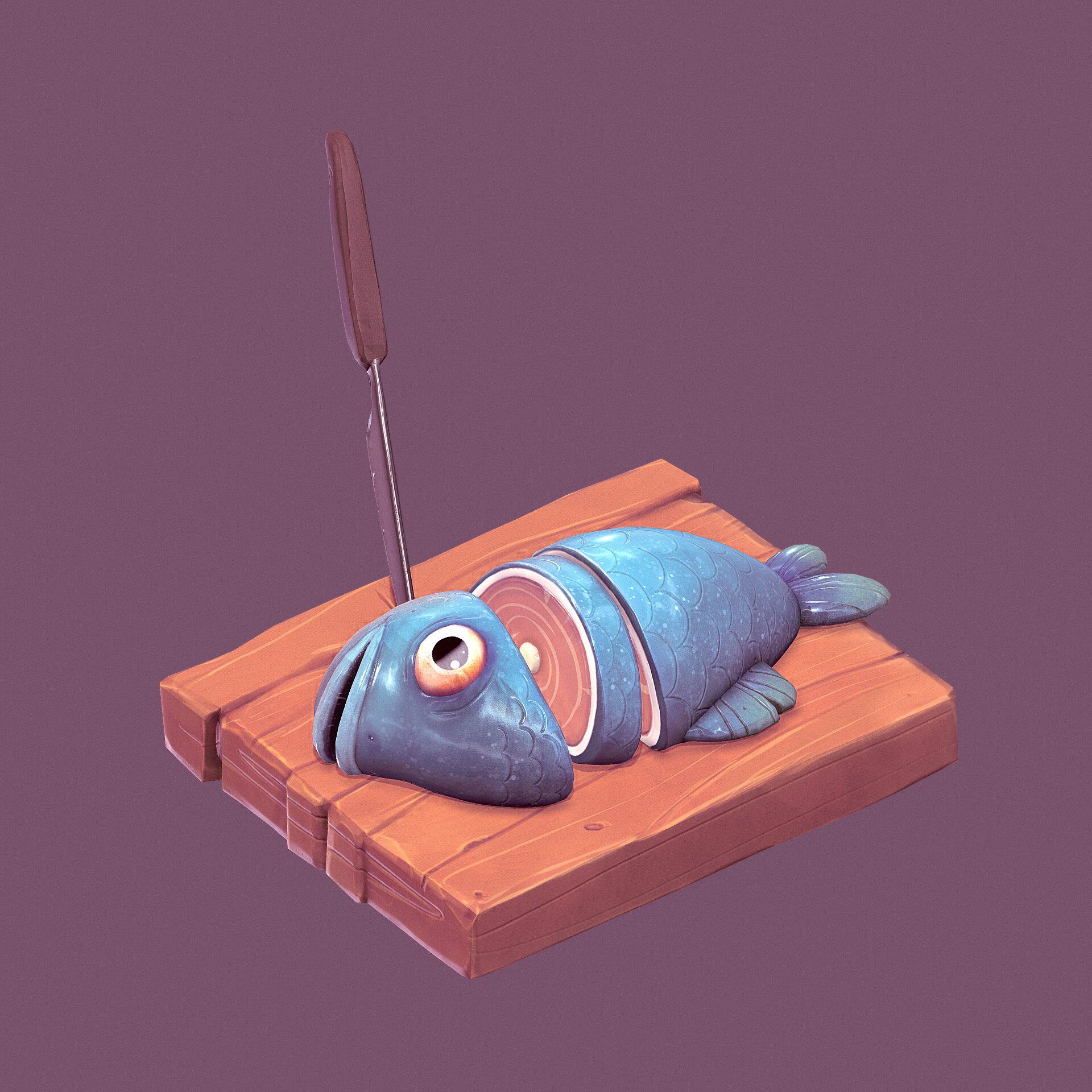 ArtStation - Cut Fish