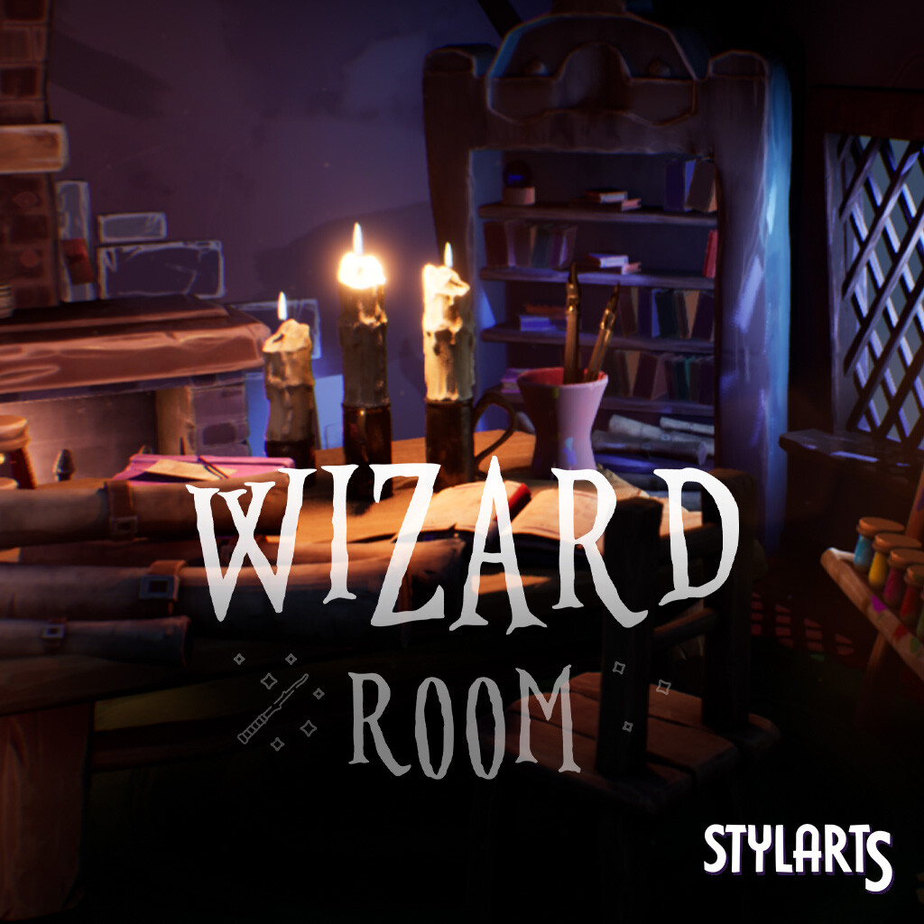 ArtStation - Stylized Wizard Room