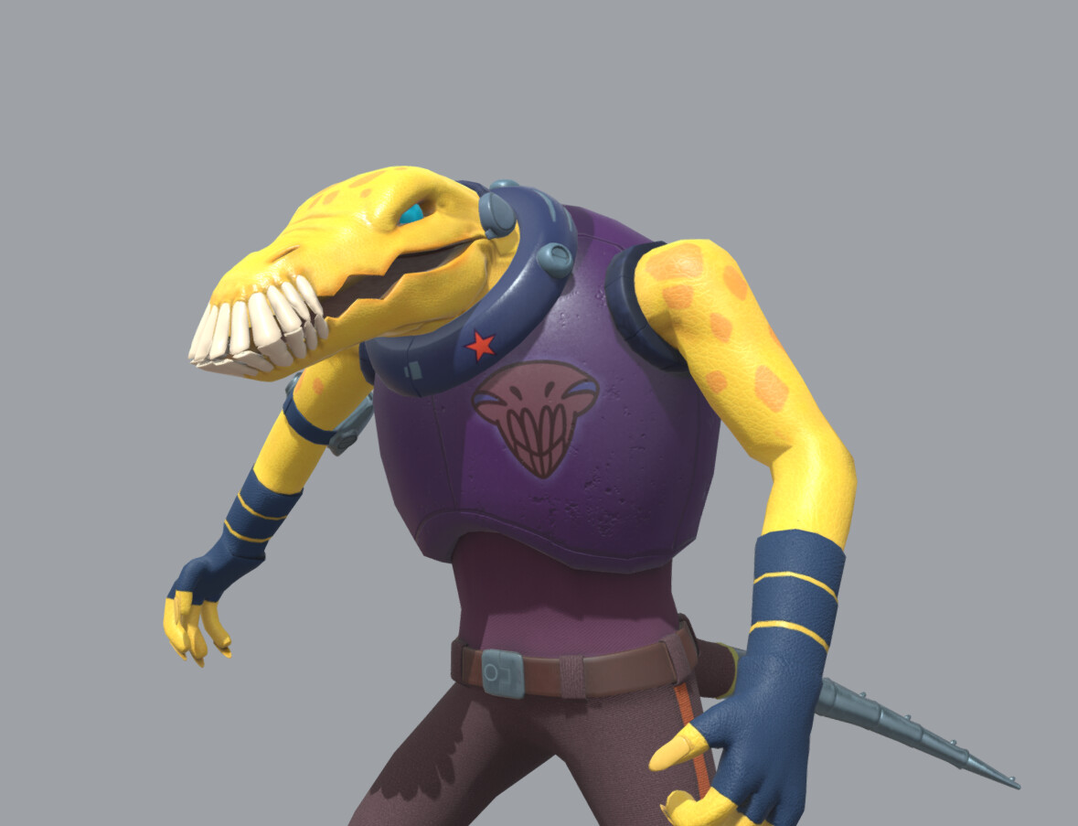 ArtStation - Lizard Man Animated Character