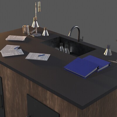 ArtStation - Science Desk