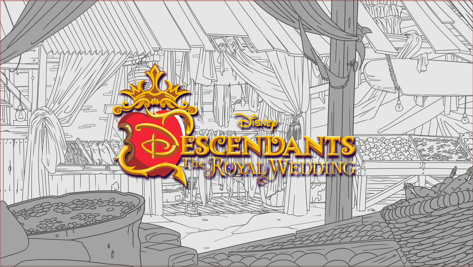 ArtStation - Background from Descendants Disney