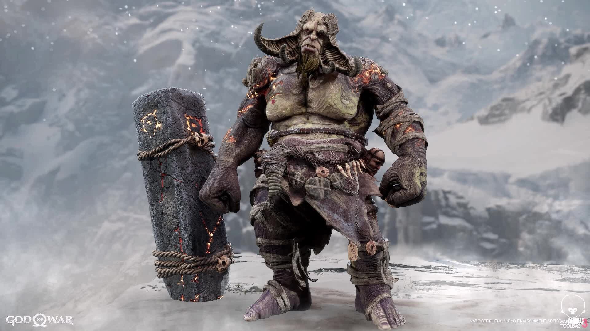 ArtStation - Fire troll boss -Real Time Model