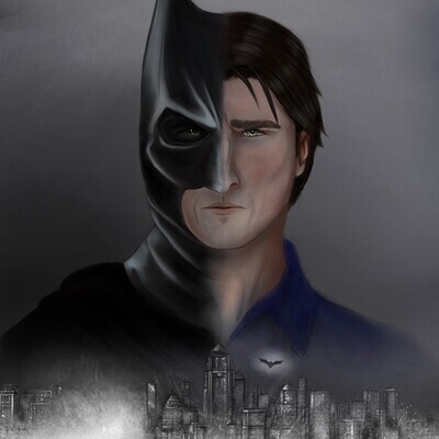 ArtStation - The Dark Knight (Fan Art by RM Strong)
