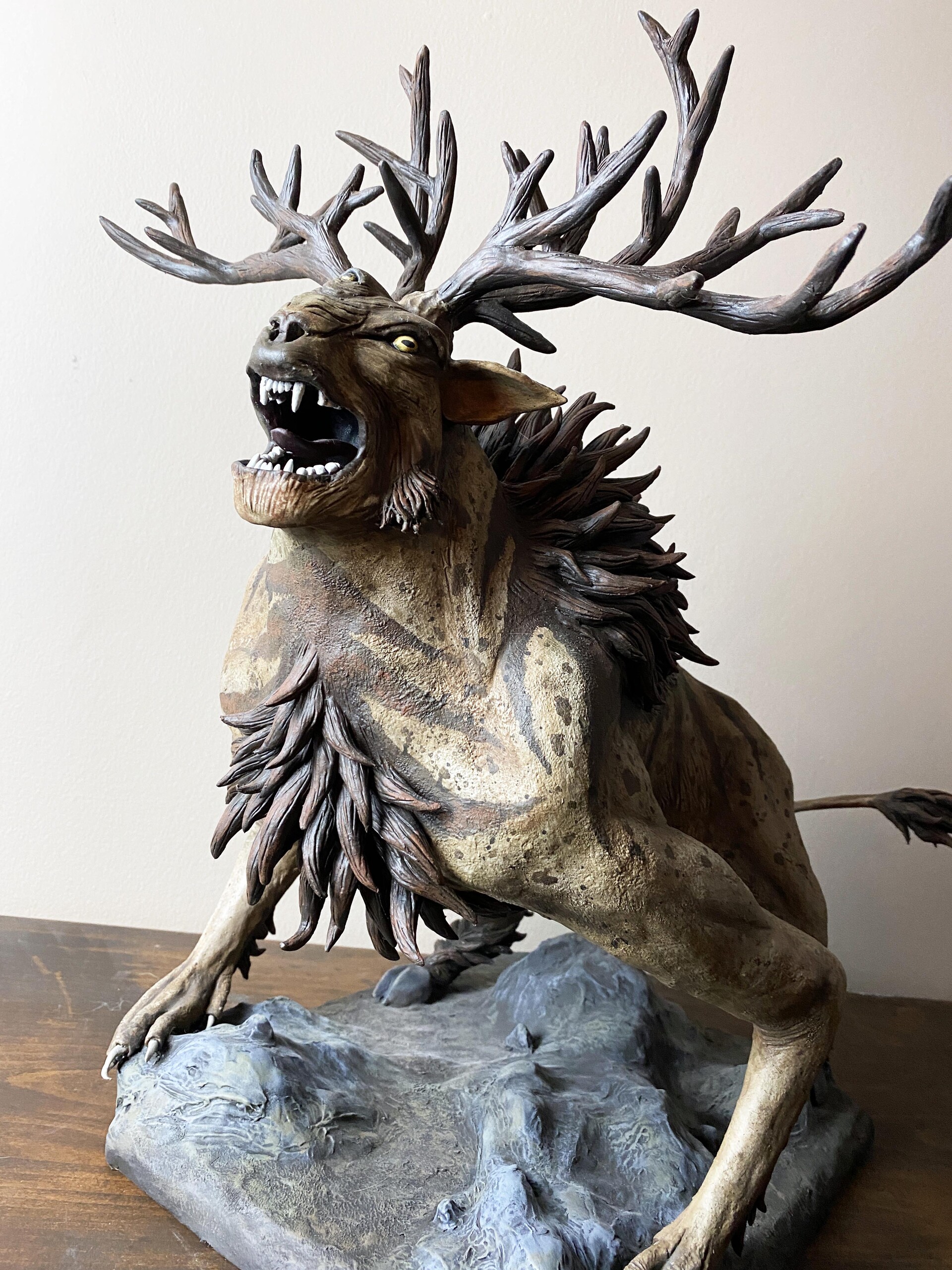 ArtStation - Fan Art Witcher 3 Fiend Statue