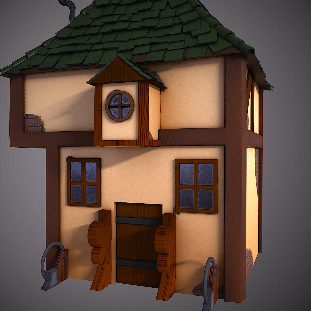 ArtStation - Cartoon House