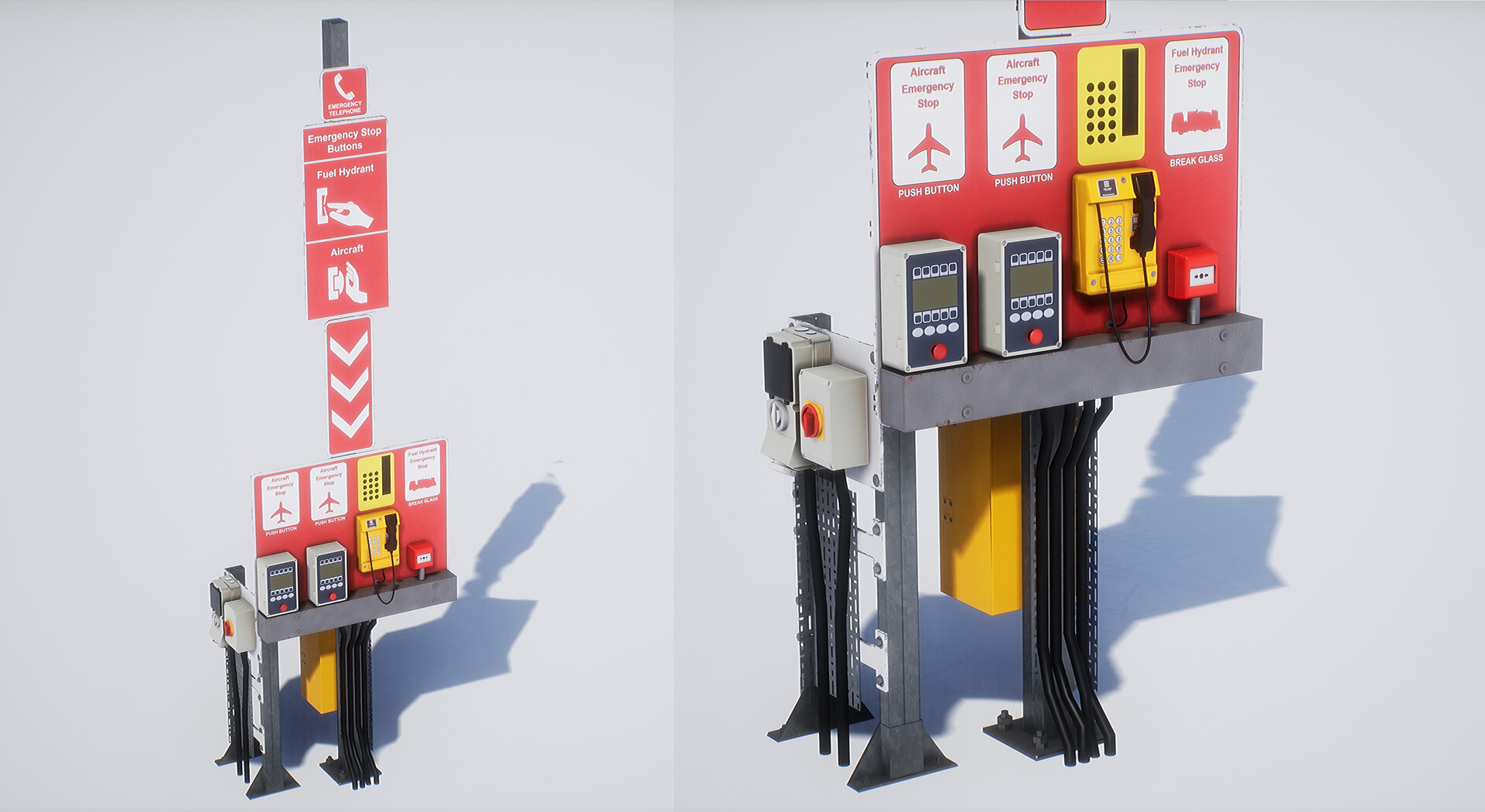 ArtStation - Props - Airport Refueling Project - EON Reality