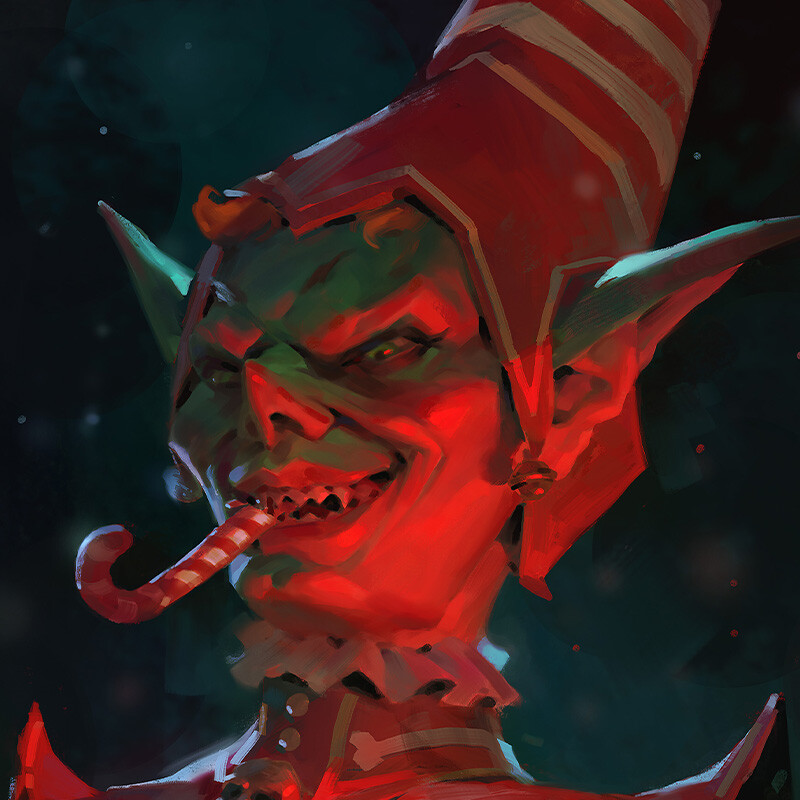 ArtStation - Christmas Elf for DTIYS challenge