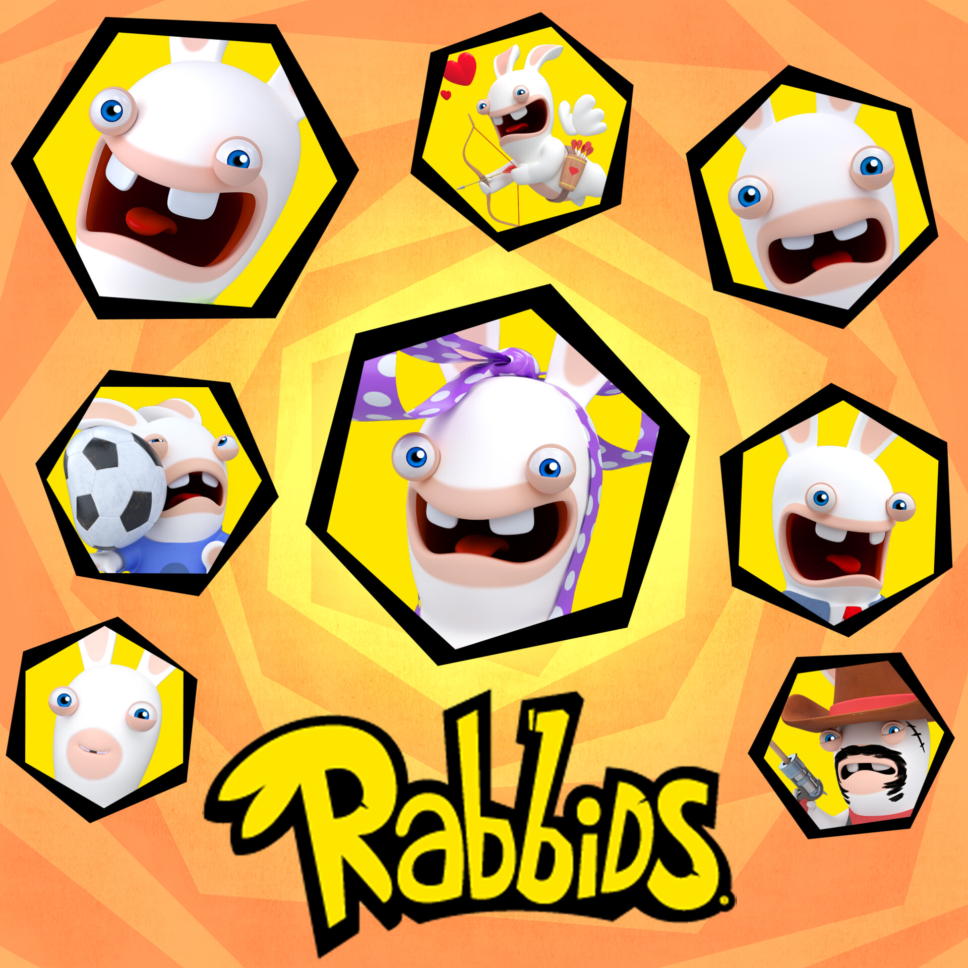 ArtStation - Rabbids Brand - Rework of old rabbids