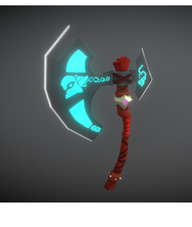 ArtStation - Stylized Runic Axe