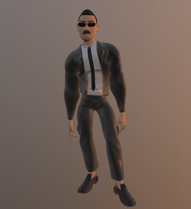 ArtStation - Stylised FBI Agent