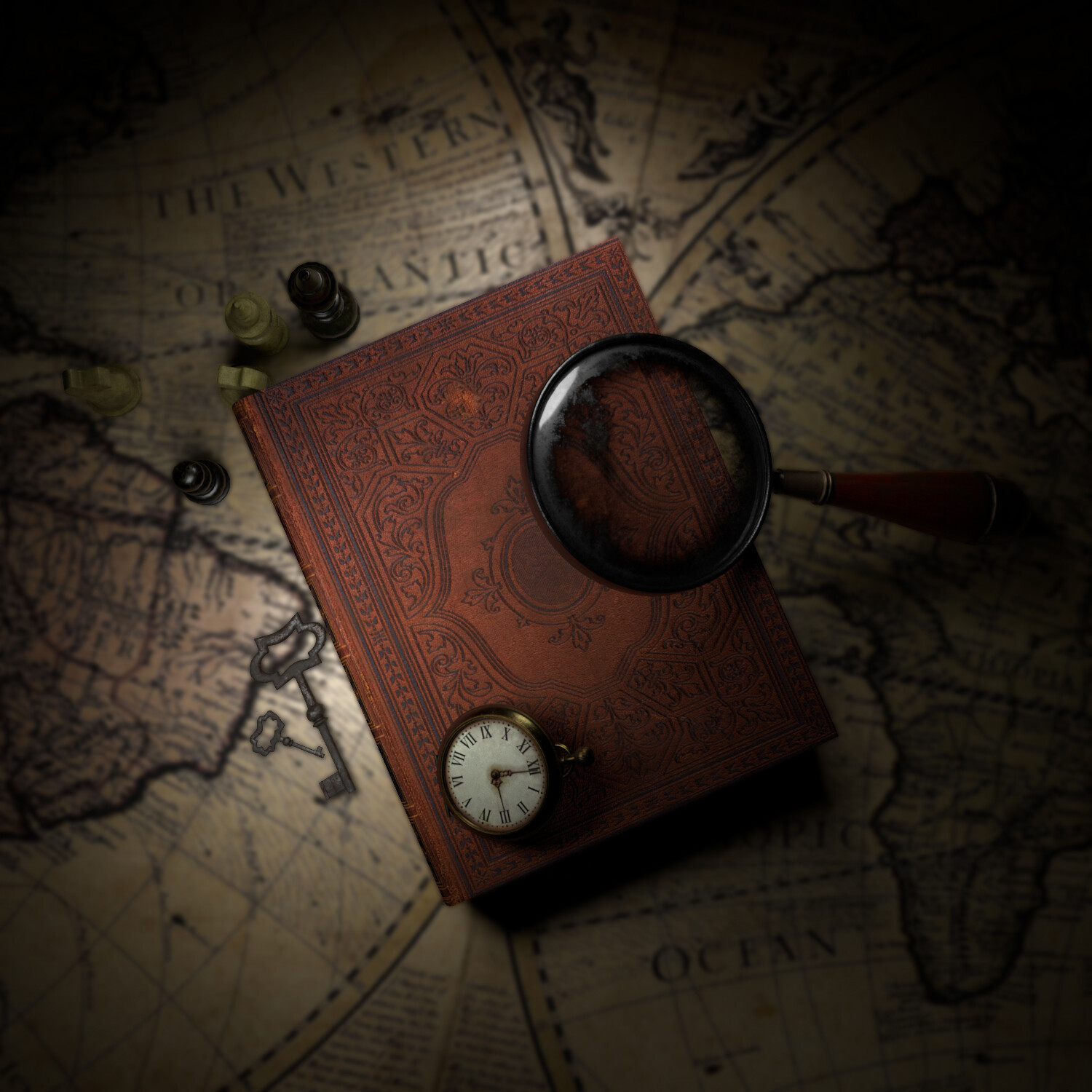 ArtStation - Geography Navigation Concept Background