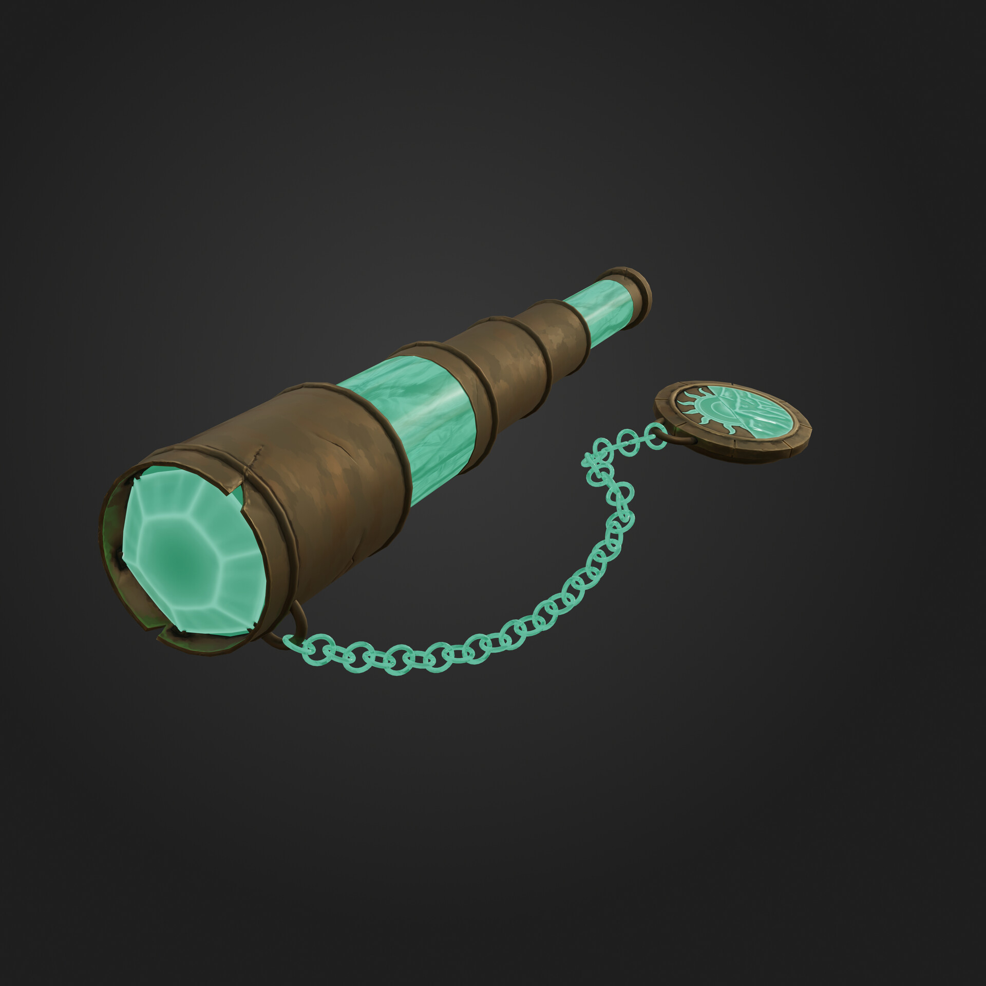 ArtStation - Stylized Emerald Spyglass