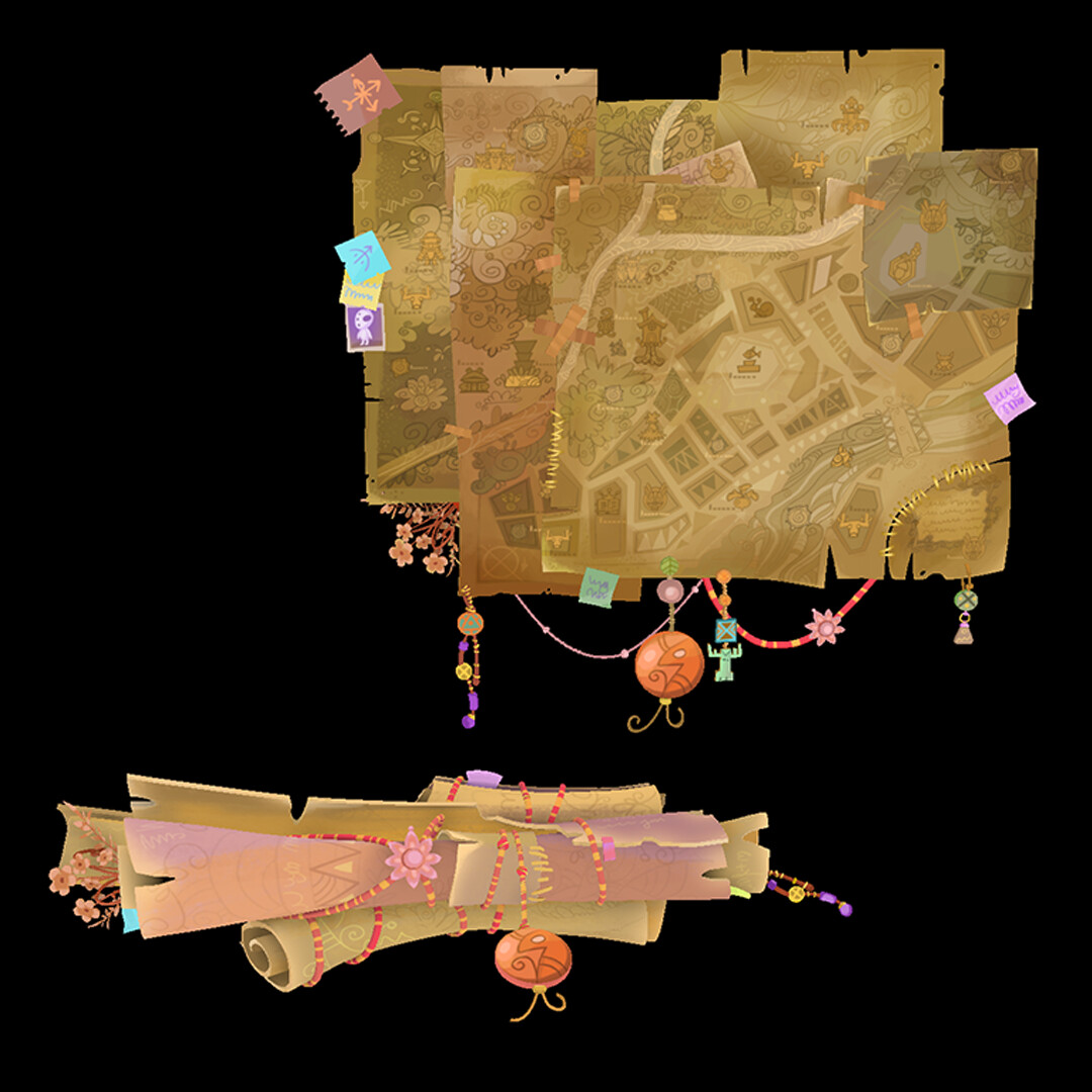 ArtStation - Magic city map