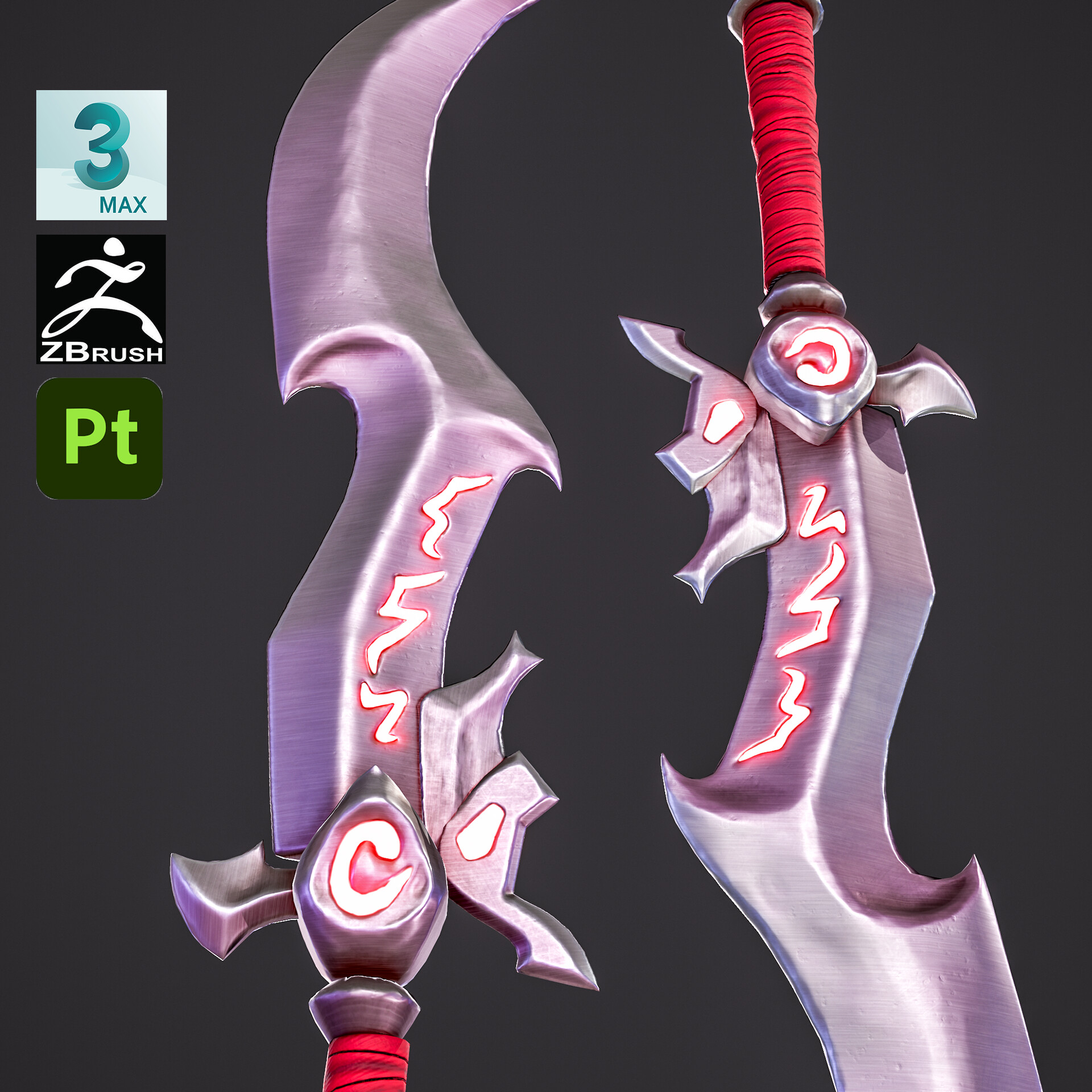 ArtStation - Sword 3D Modelling Zbrush and 3ds max