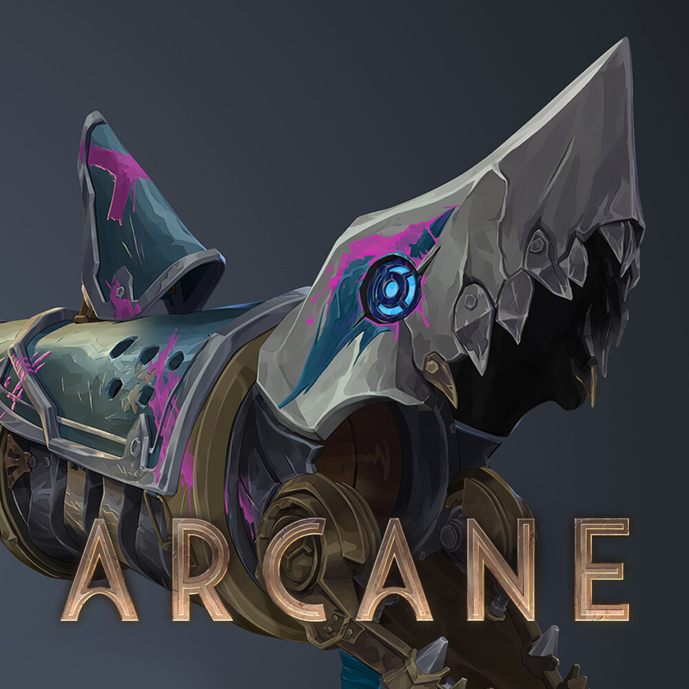ArtStation - ARCANE// jinx's fishbones