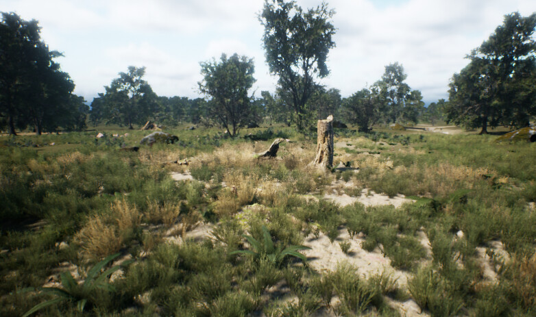 ArtStation - Semi-Arid Island Open World Landscape