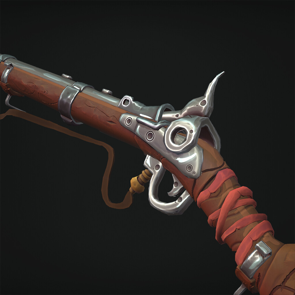 ArtStation - Stylised Wild West Rifle
