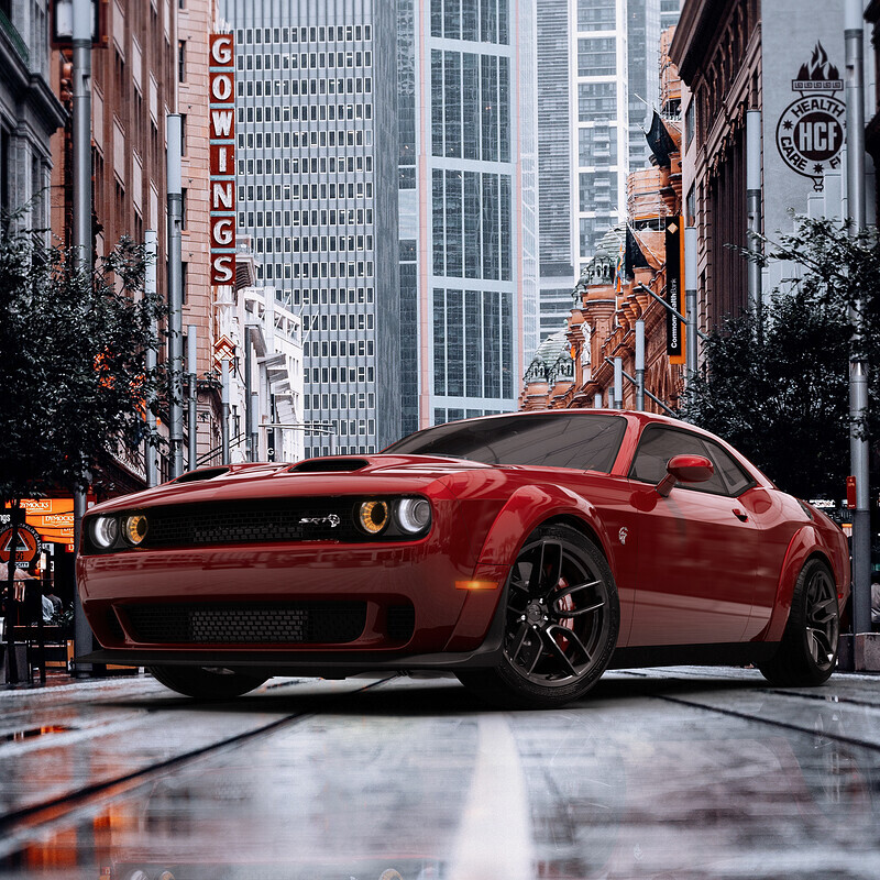 ArtStation - 2020 Dodge Challenger Hellcat Redeye Widebody