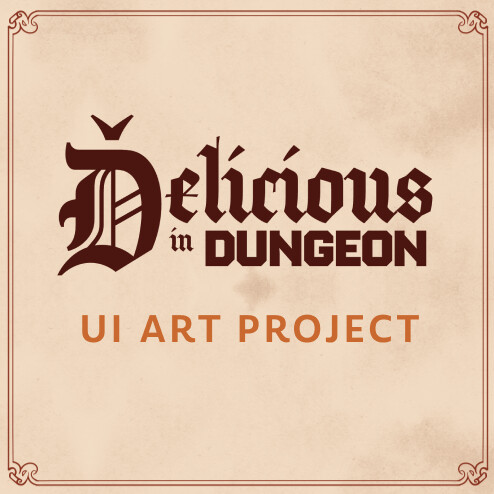 ArtStation - Dungeon Meshi FAN Game Mockup